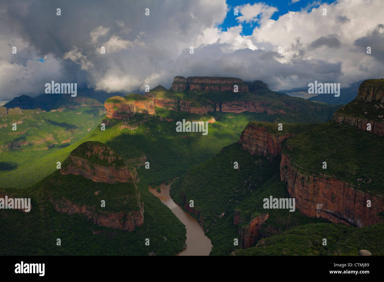 Three Rondawels in Blyde River Canyon, Mpumalanga Province, South ...