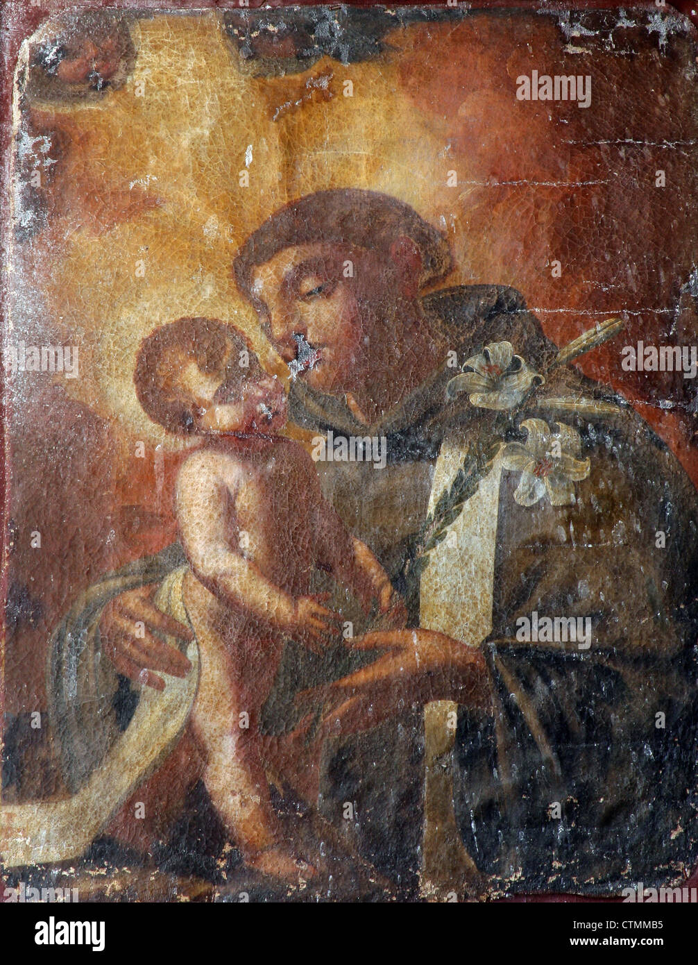 Saint Anthony of Padua Stock Photo - Alamy