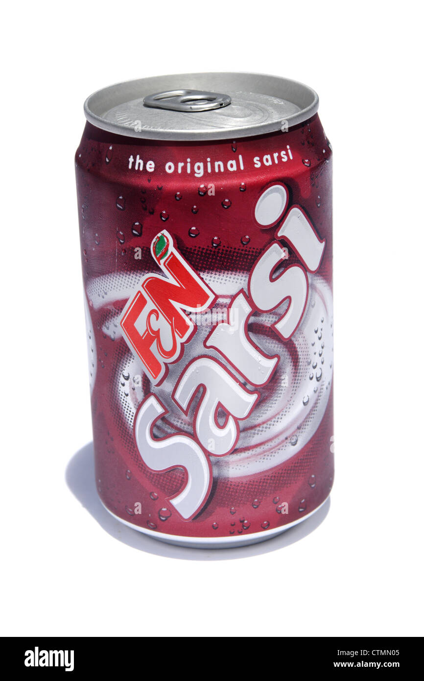 Malaysian drink Sarsi Can Stock Photo - Alamy