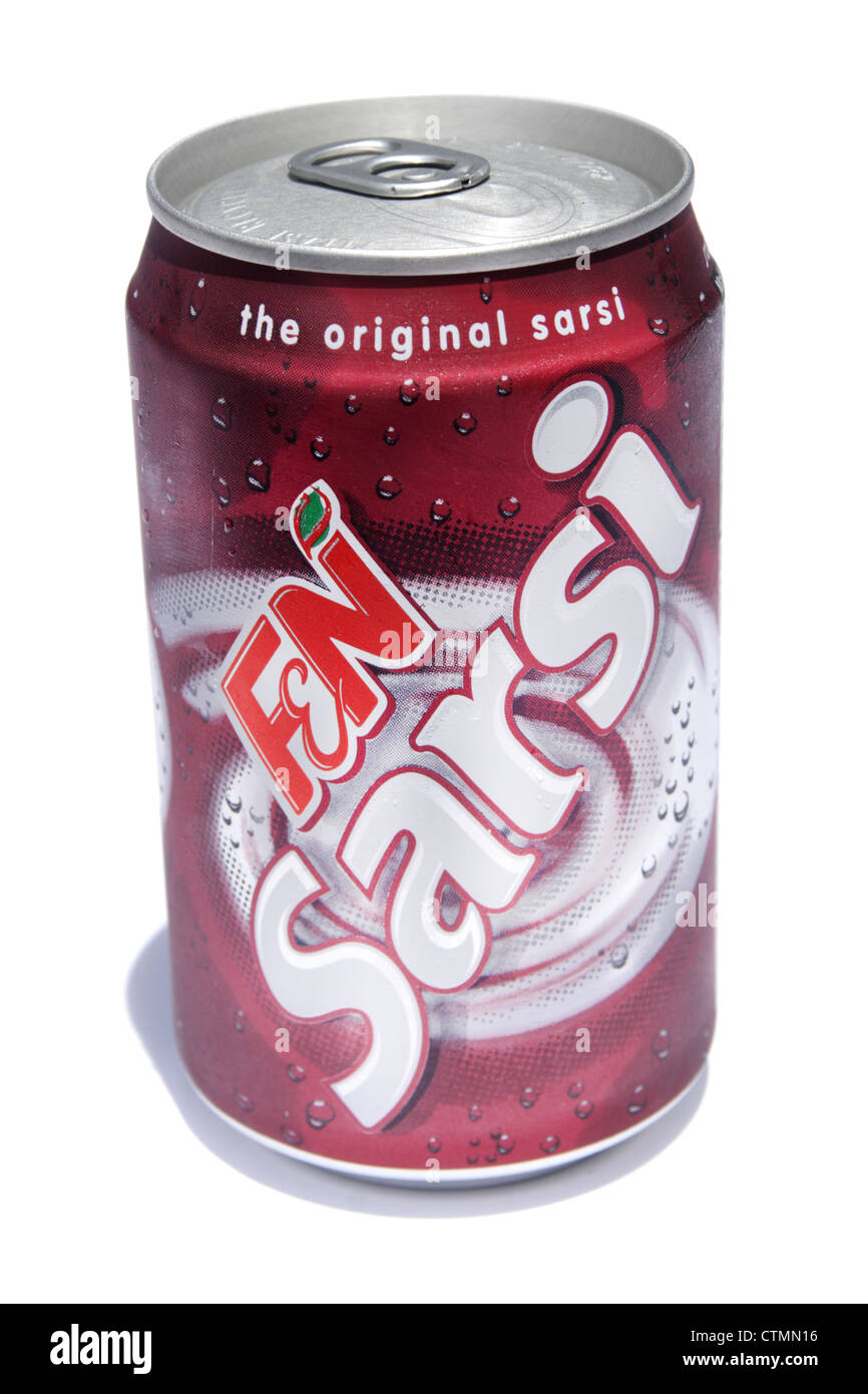 Malaysian drink Sarsi Can Stock Photo - Alamy