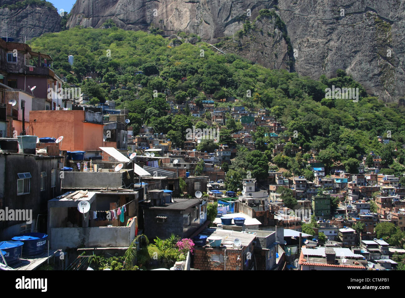 Favela da Rocinha, Rio de Janeiro, Brazil Stock Photo - Alamy