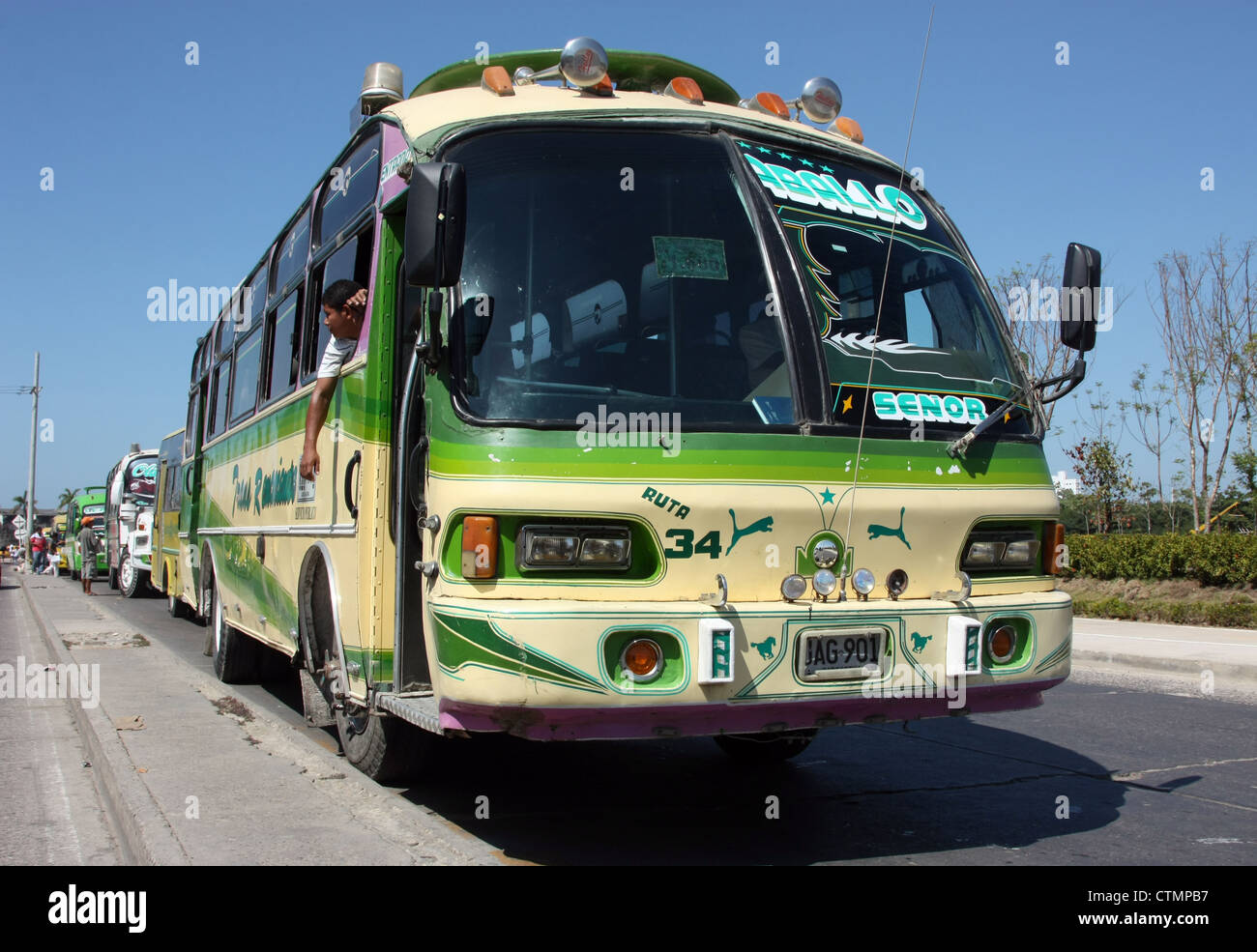 South america chicken bus hi-res stock photography and images - Alamy