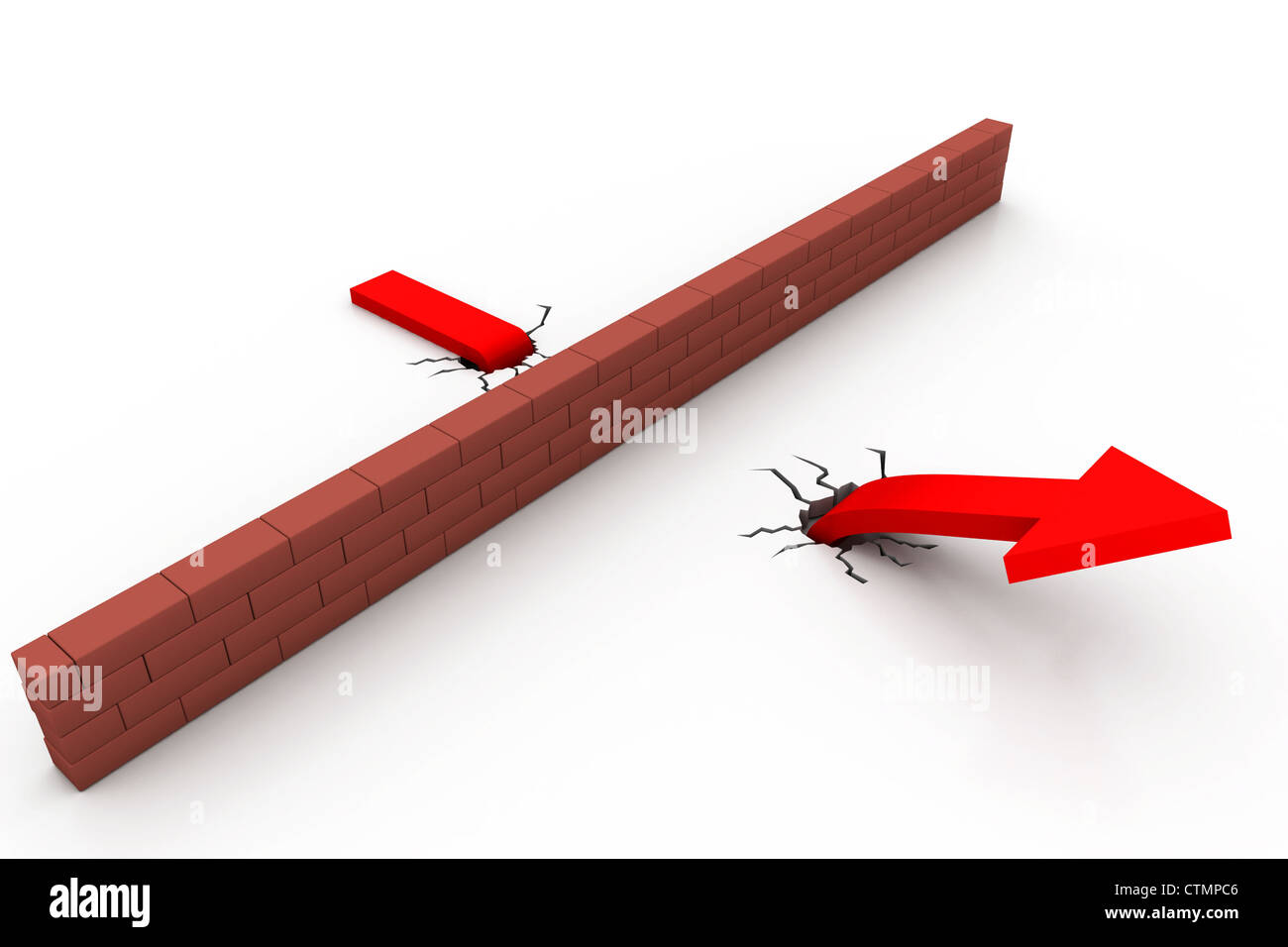 Don’t stop arrow Stock Photo - Alamy