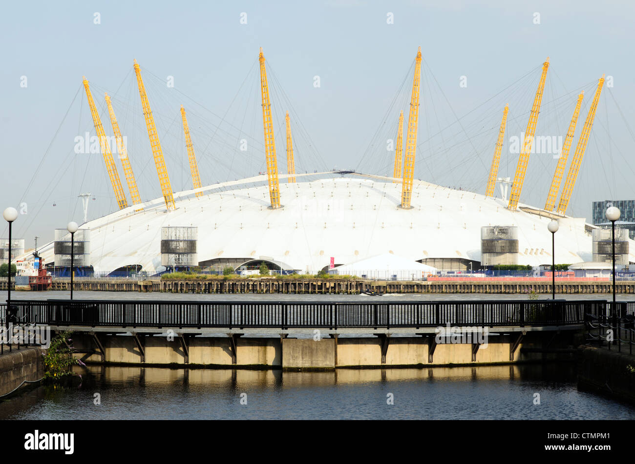 The Millennium Dome from Coldharbour - Isle of Dogs, London - England ...