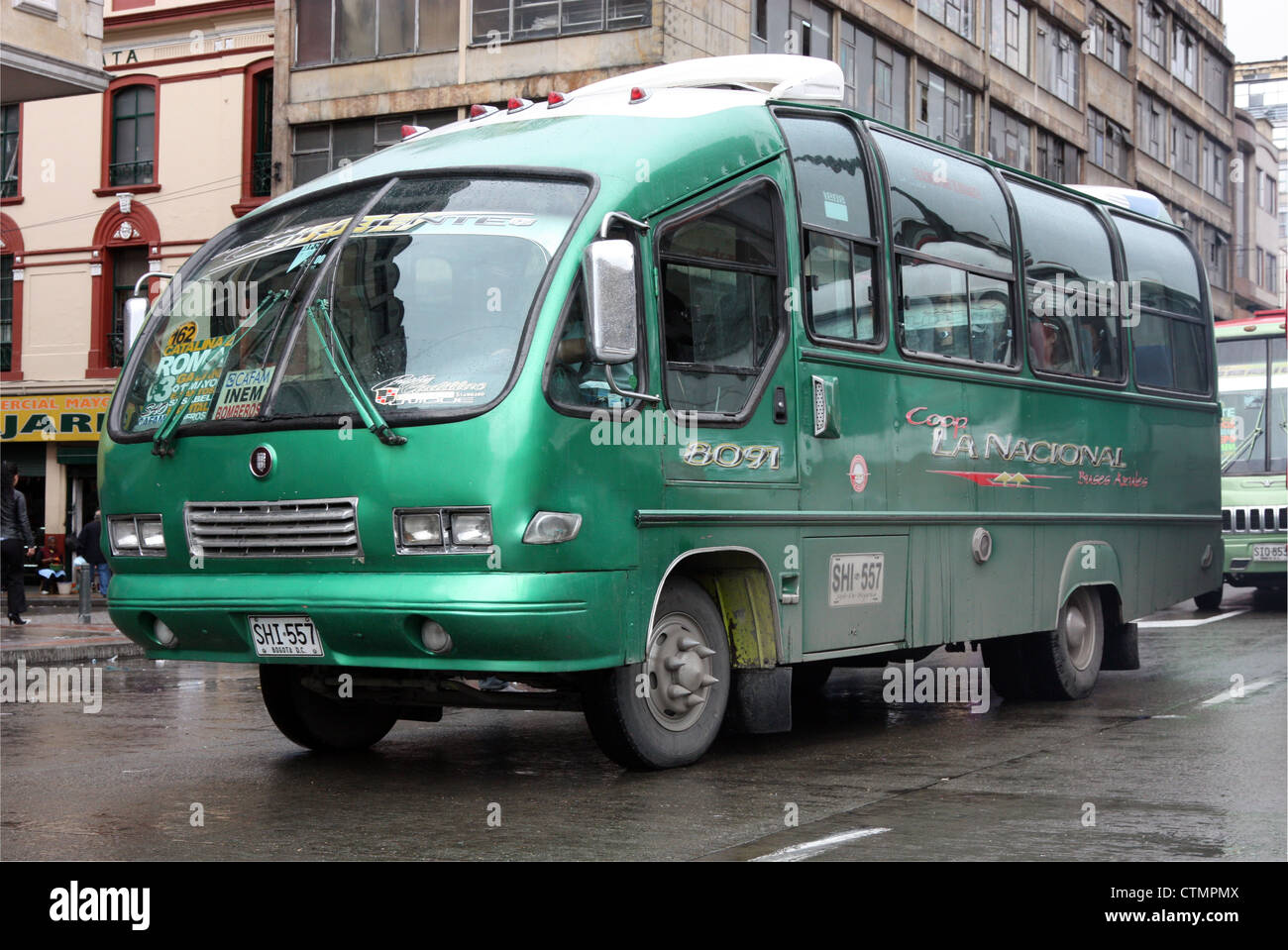 City bus in Bogota City Colombia South America Stock Photo - Alamy