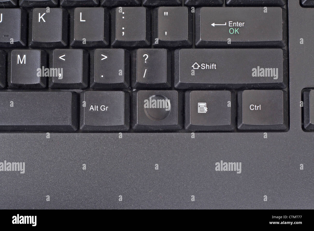 black keyboard of the computer abstract background Stock Photo - Alamy