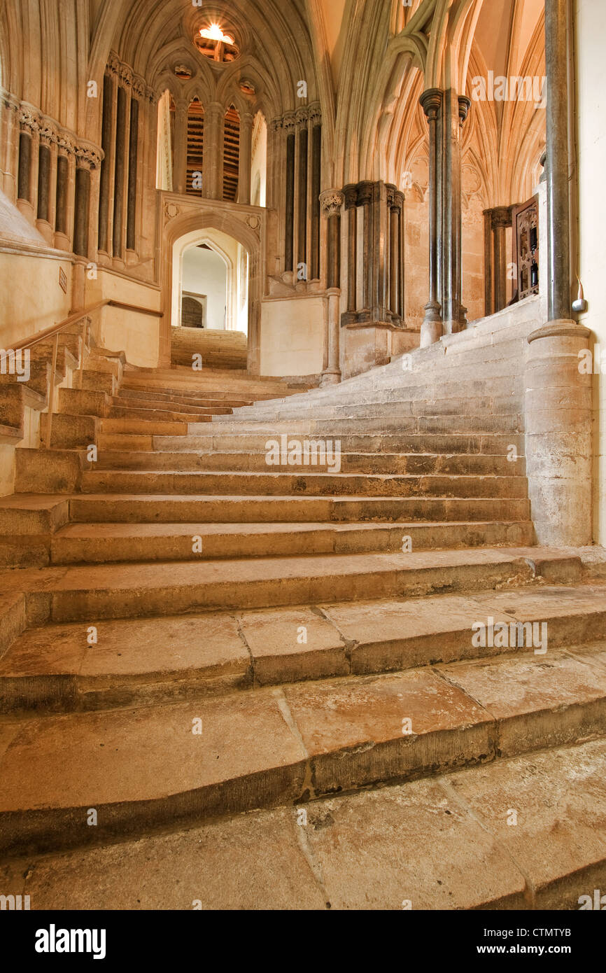 Inside Wells Cathedral Stock Photo - Alamy