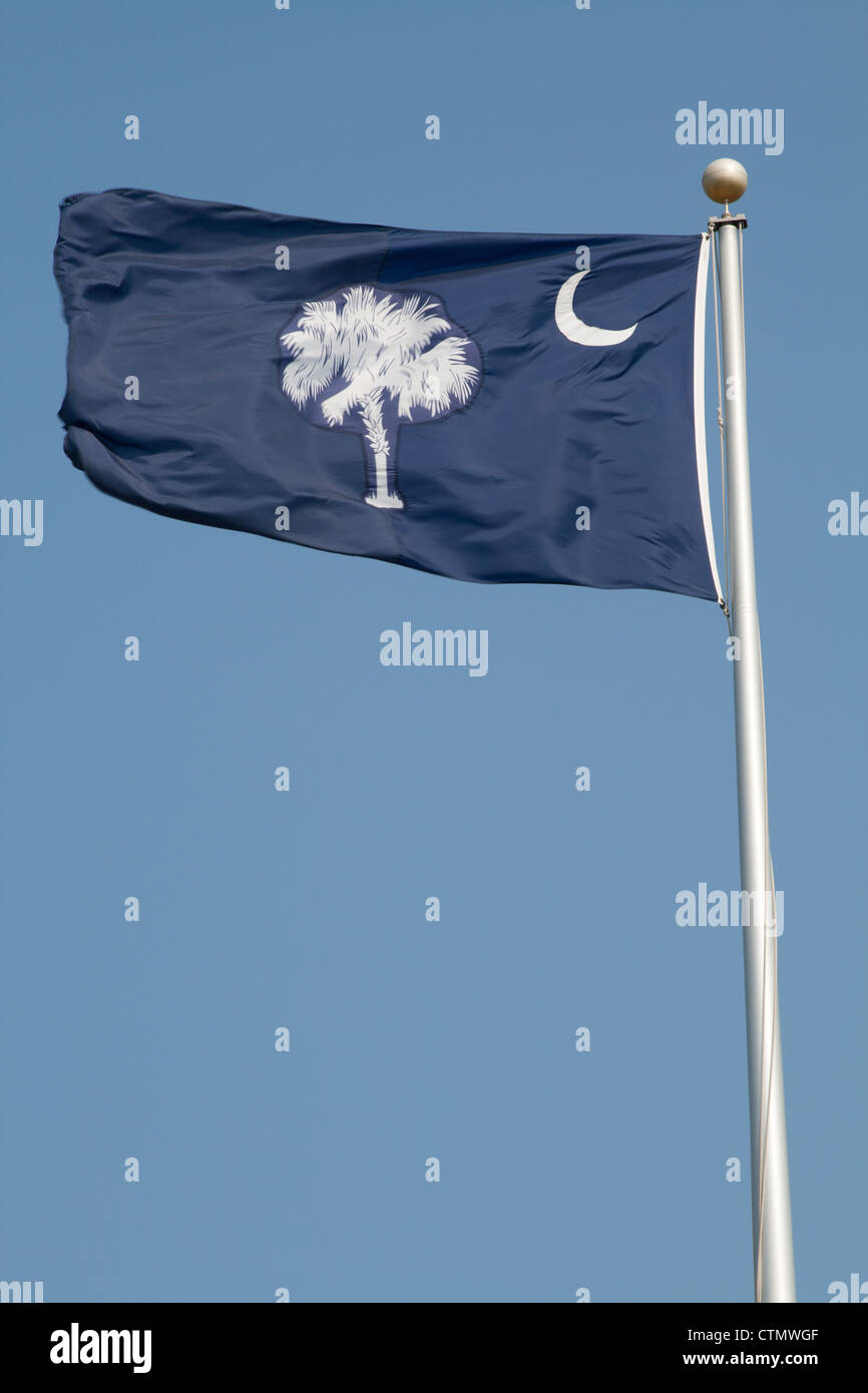 South carolina flag hi-res stock photography and images - Alamy