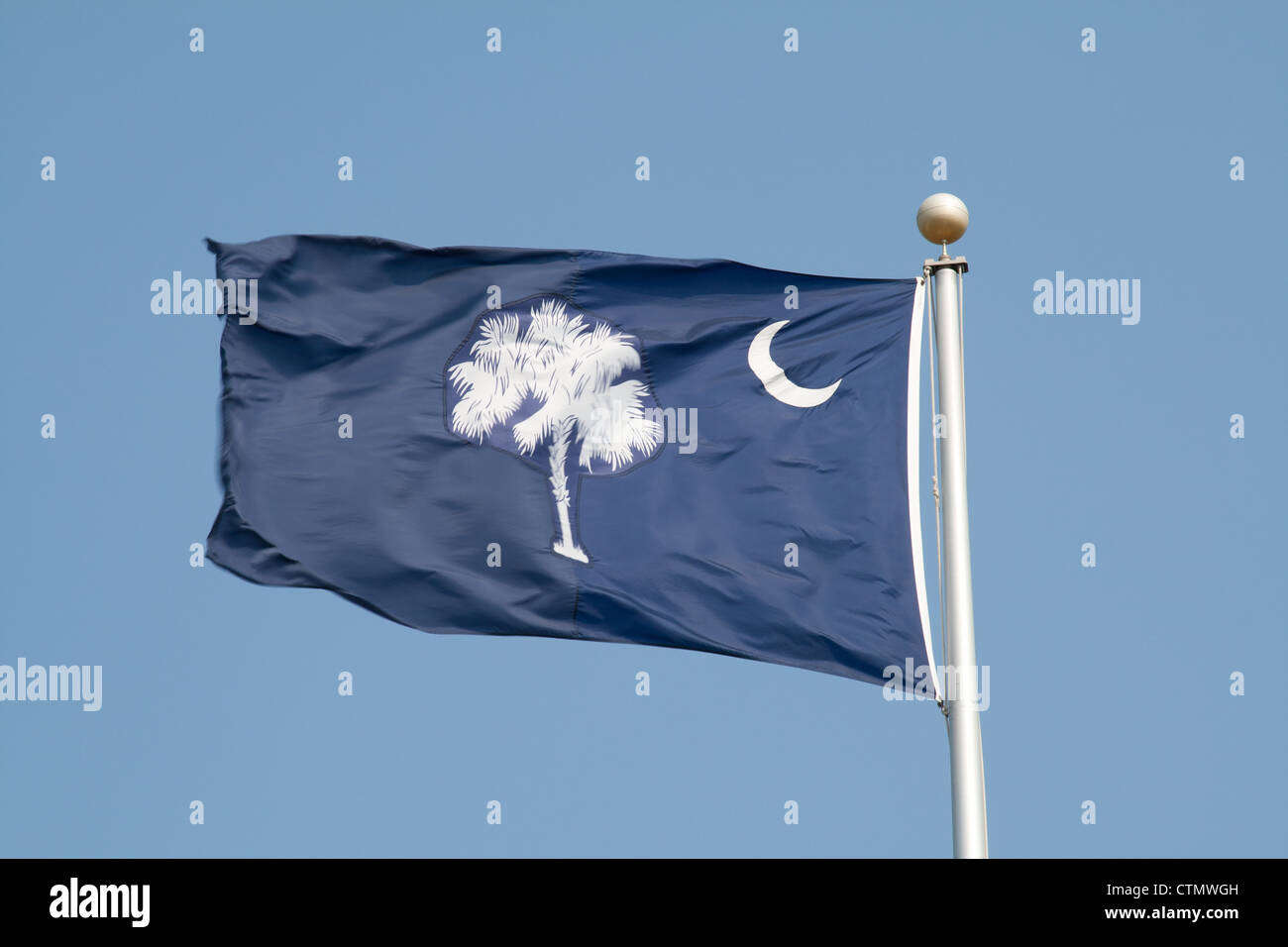 South Carolina State Flag Stock Photo - Alamy