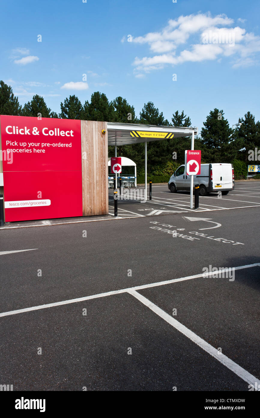Tesco supermarket store car park hi-res stock photography and images ...