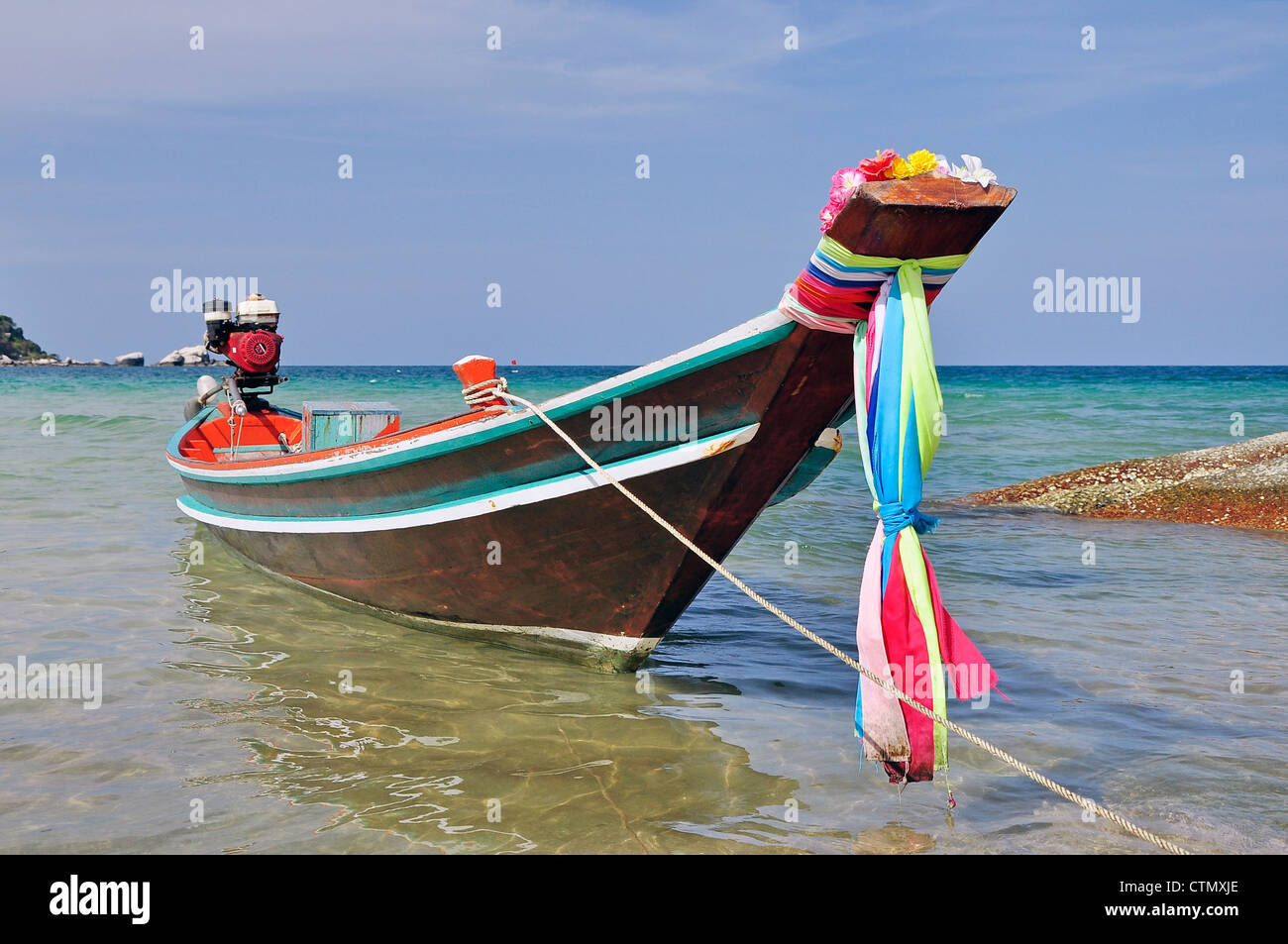 Long tail boat in Thailand Stock Photo - Alamy