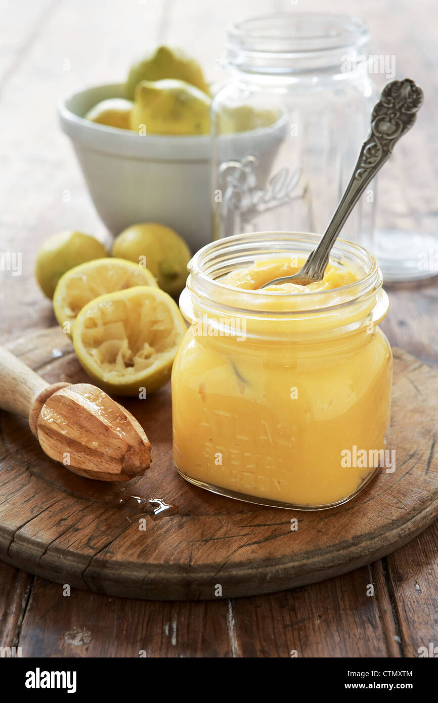 Traditional Karoo cooking. Lemon curd Stock Photo - Alamy