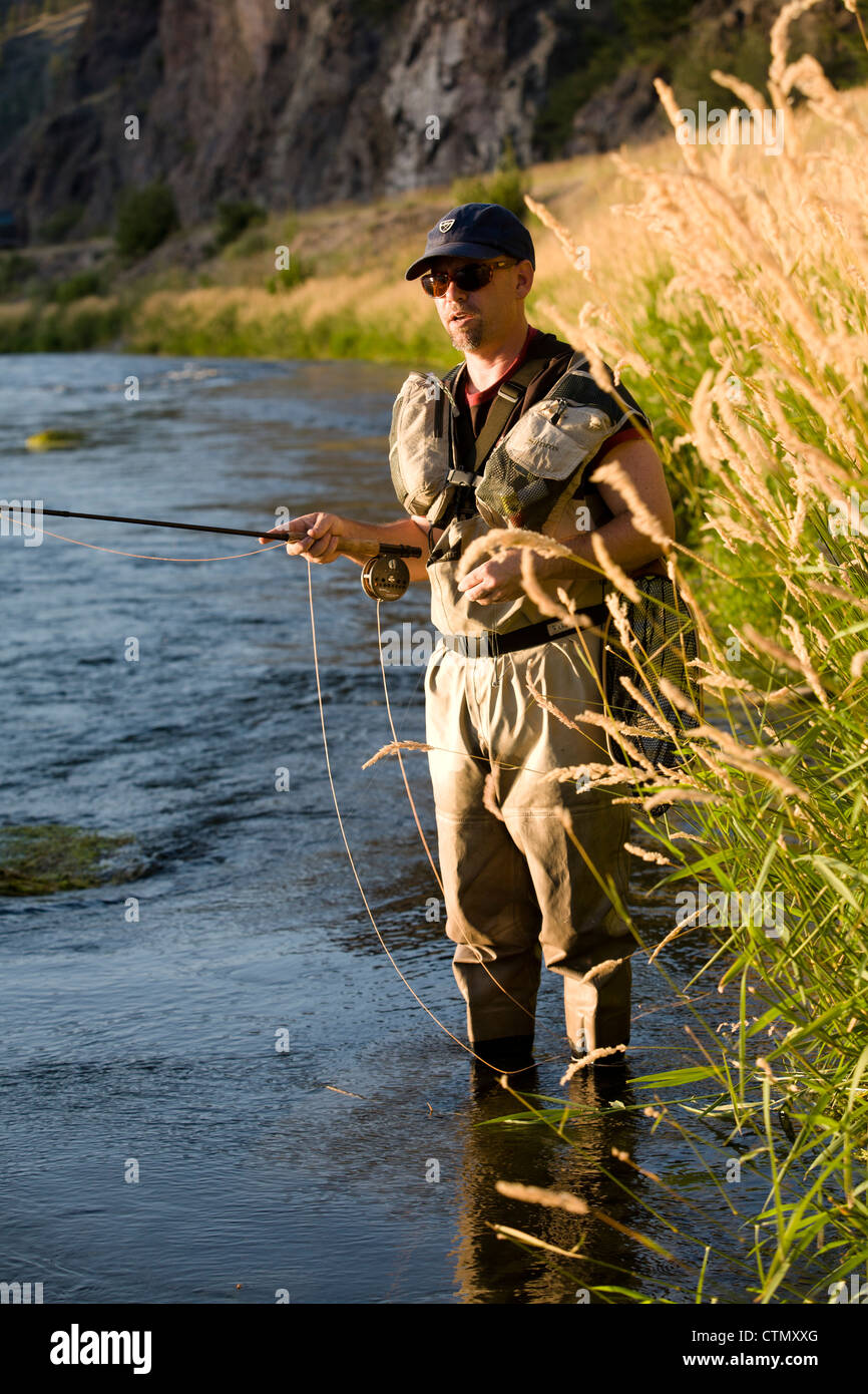 Missouri river fly fishing montana hi-res stock photography and images ...