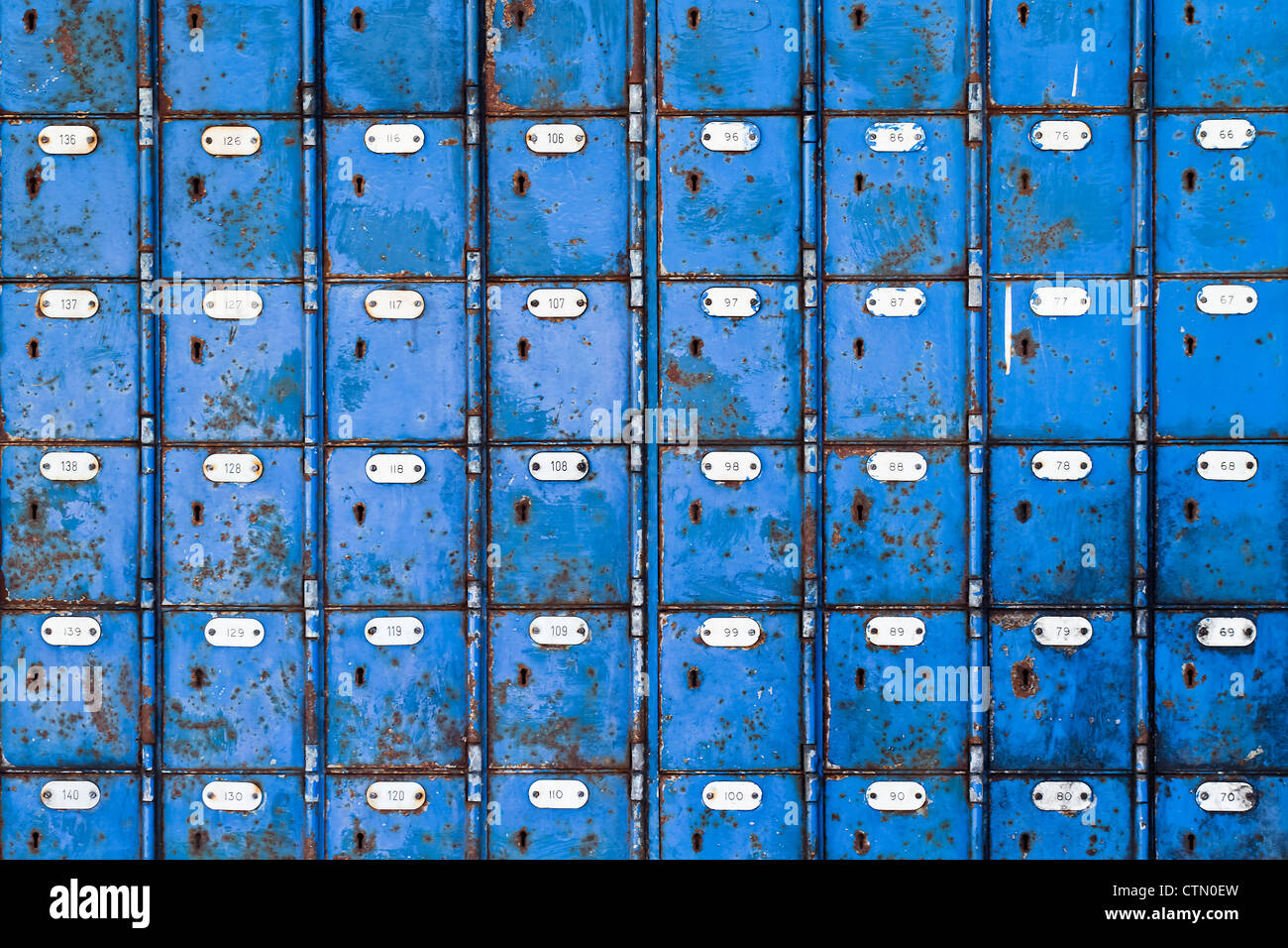 Blue letter boxes hi-res stock photography and images - Alamy