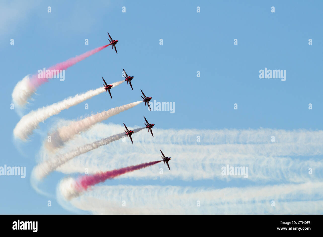 Red arrows planes hi-res stock photography and images - Alamy