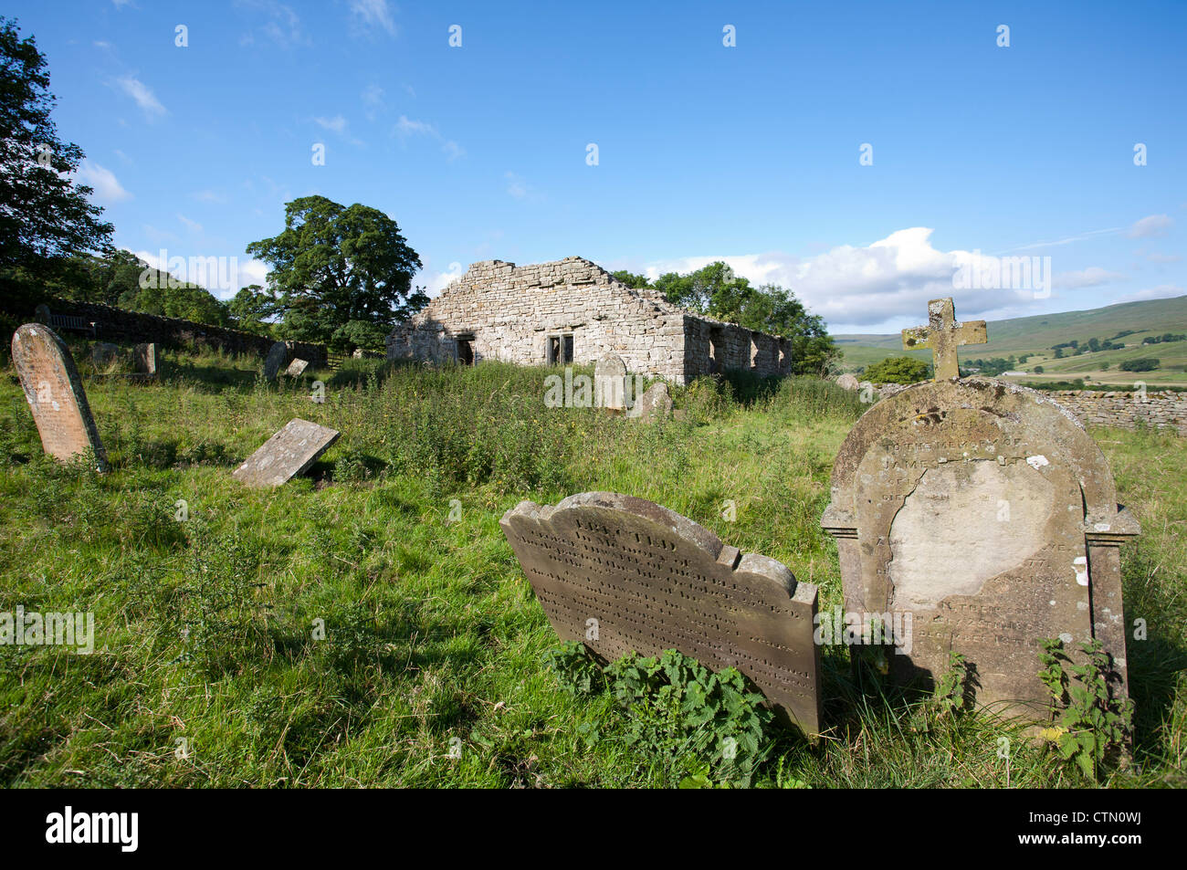 Parish Church at Stalling Busk, near Semerwater, North Yorkshire Dales ...