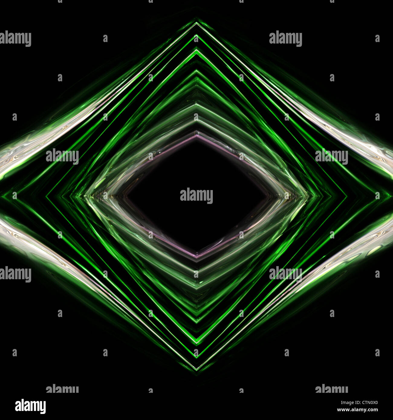 Abstract illustrated glass object Stock Photo - Alamy