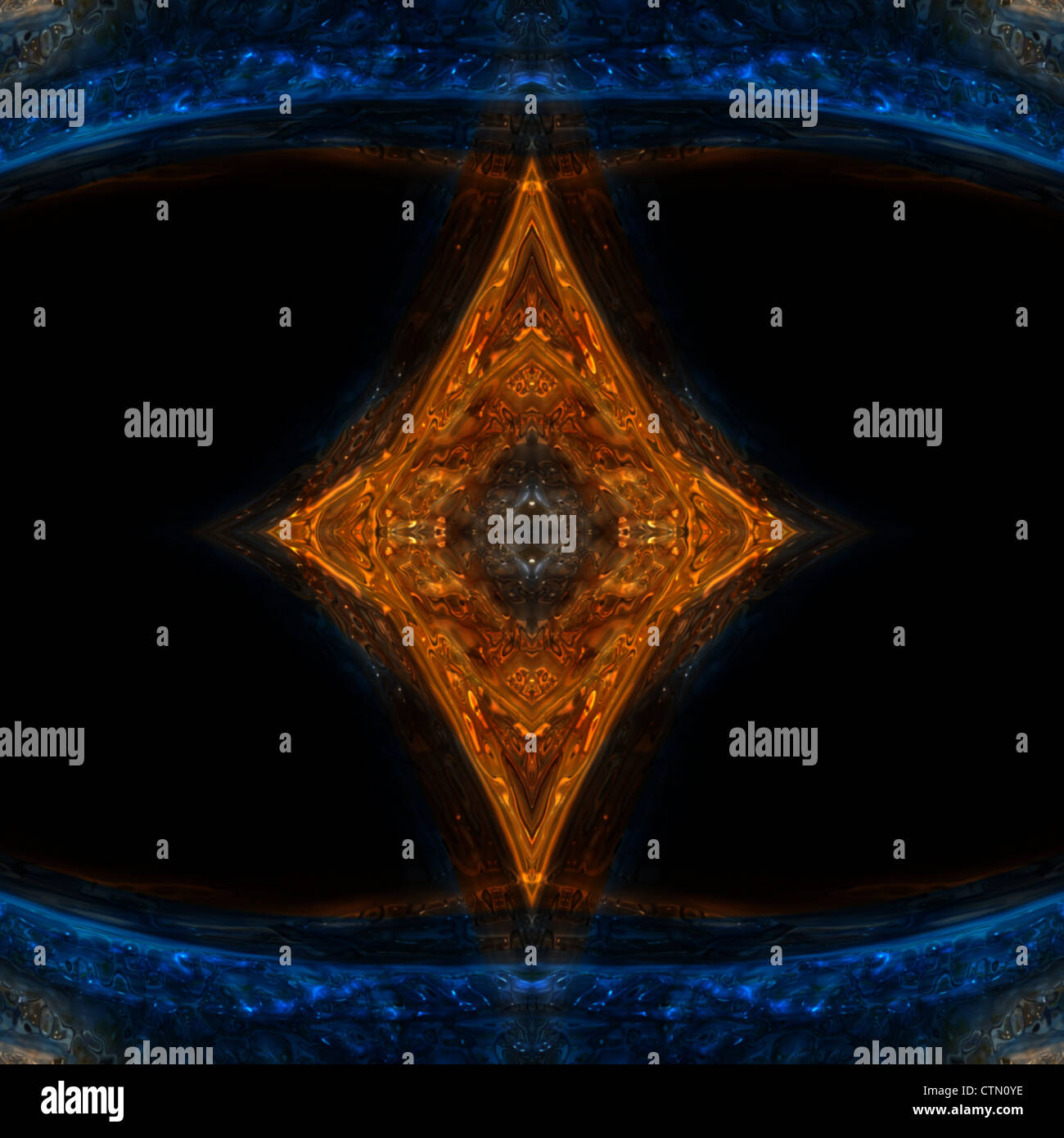 Abstract illustrated glass object Stock Photo - Alamy