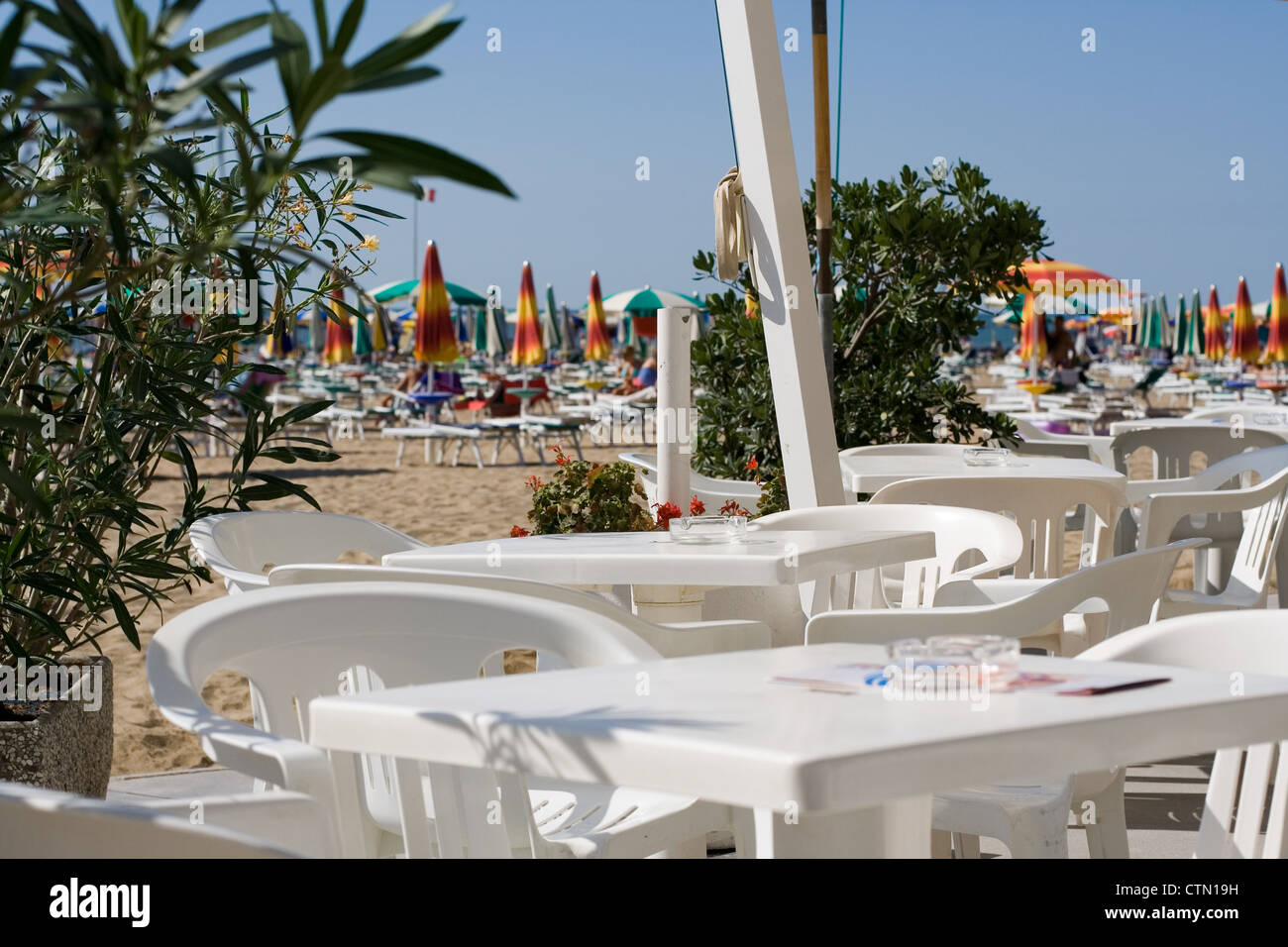 cafe at a beach Stock Photo - Alamy