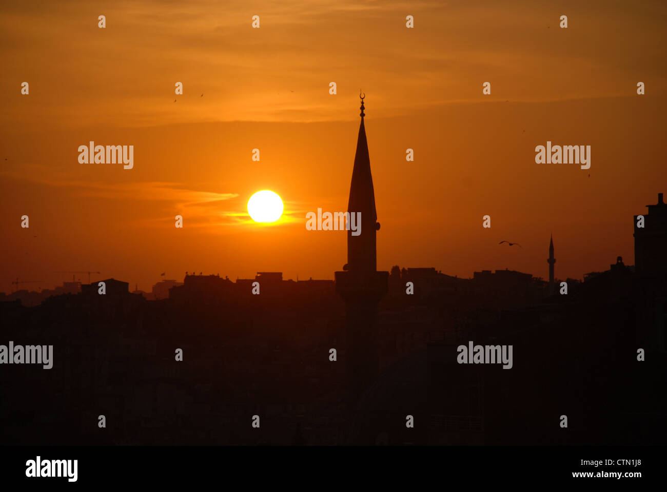 Istanbul at sunset. Picture by: Adam Alexander/Alamy Stock Photo - Alamy