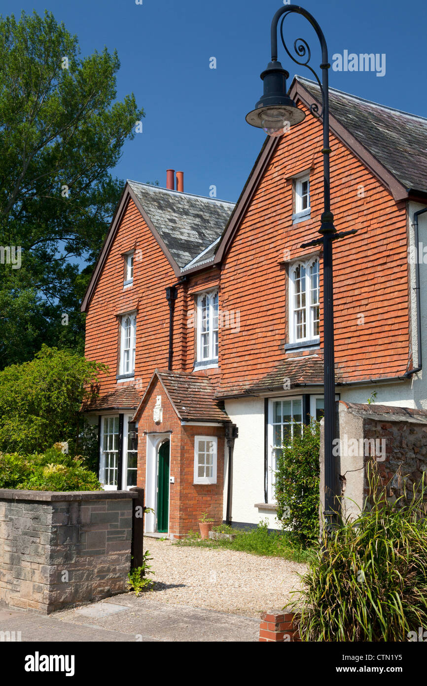 Sandrock House in Paternoster Row, Ottery St Mary, Devon Stock Photo ...