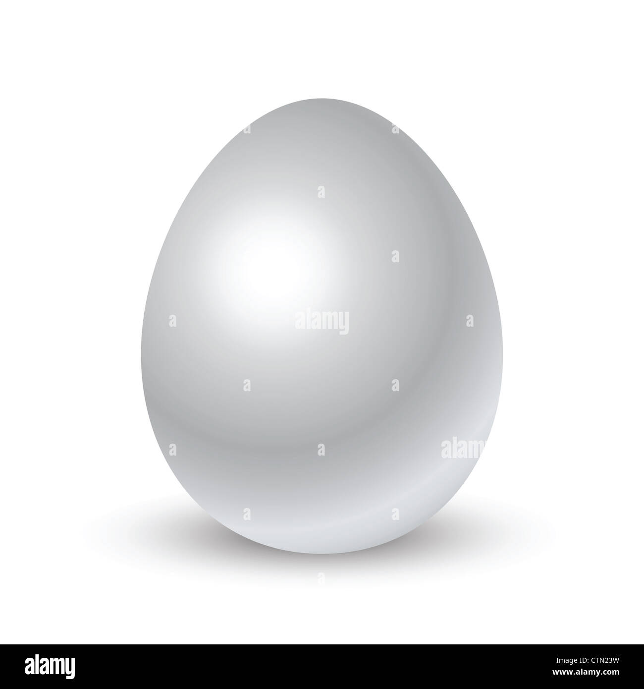 silver egg, vector illustrations Stock Photo - Alamy
