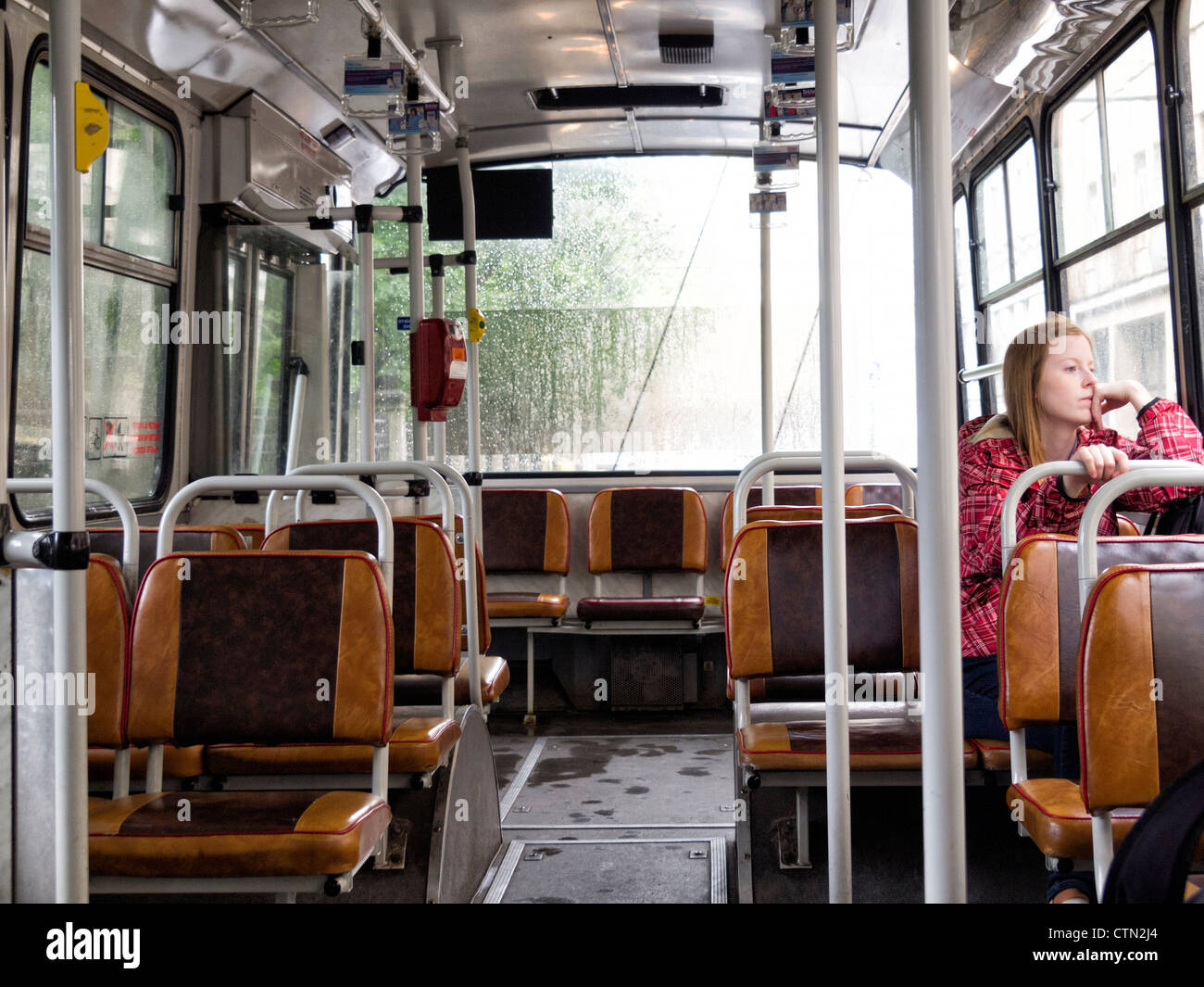 Rear window bus hi-res stock photography and images - Alamy