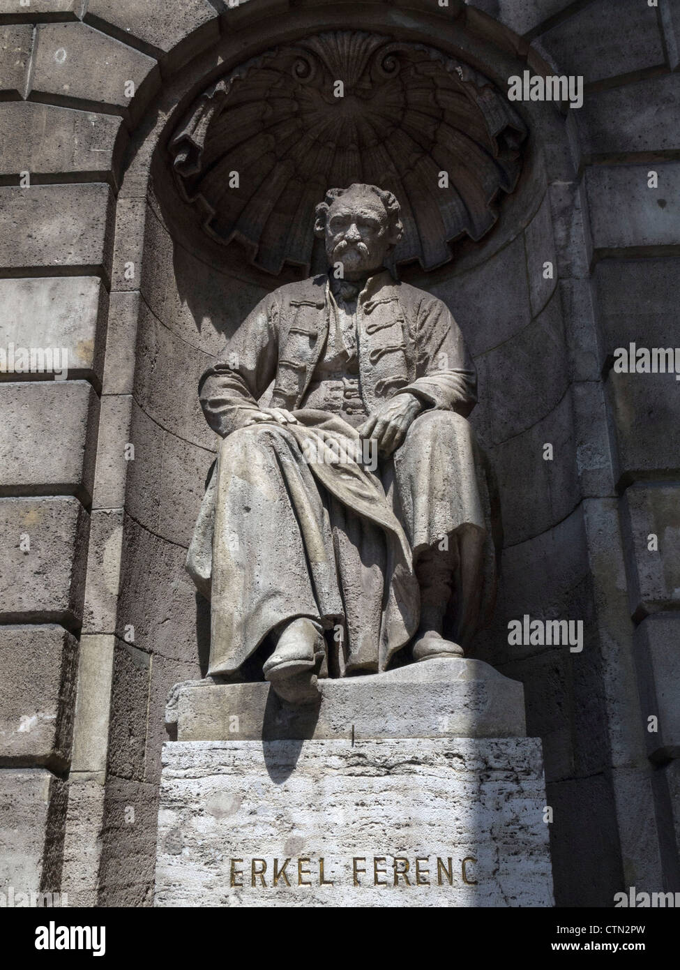 Statue of Erkel Ferenc in Budapest, Hundary, Eastern Europe Stock Photo ...
