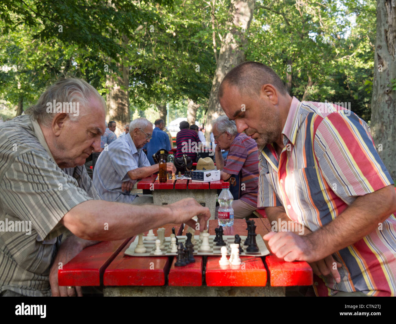 Old chess players hi-res stock photography and images - Alamy