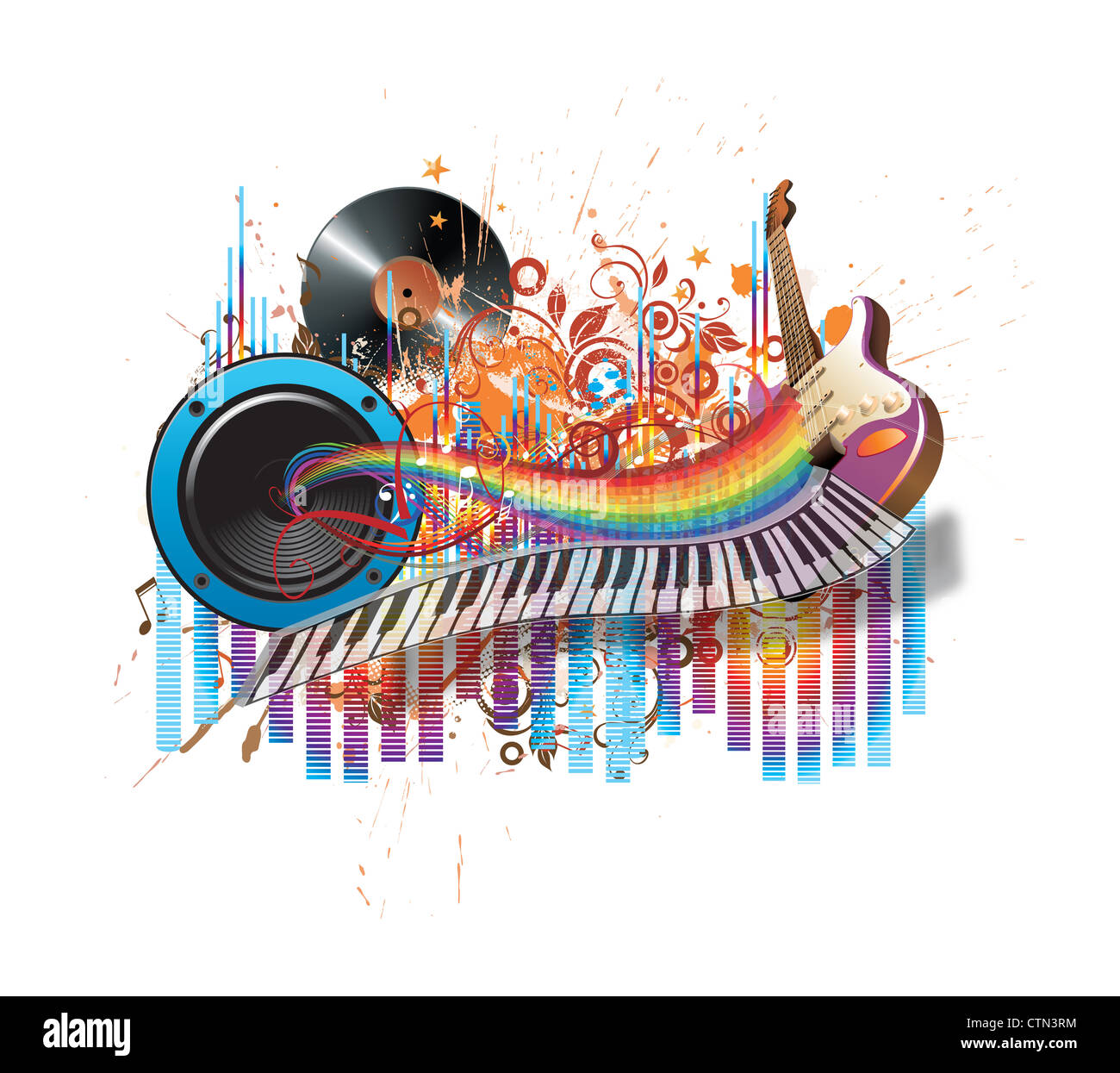 Music in the world. Let it be music Stock Photo - Alamy
