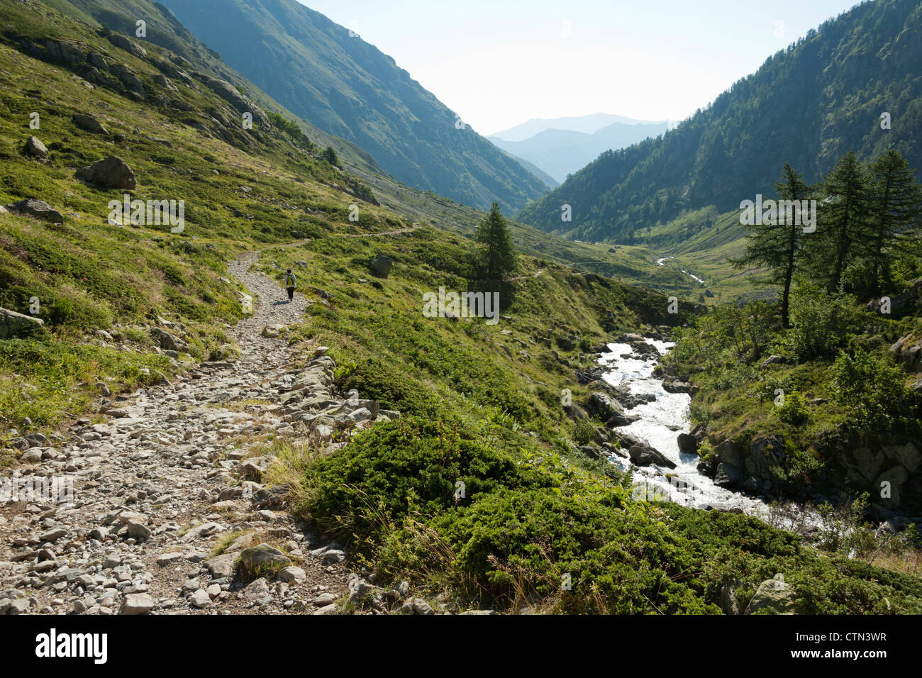 Alps trek hi-res stock photography and images - Alamy