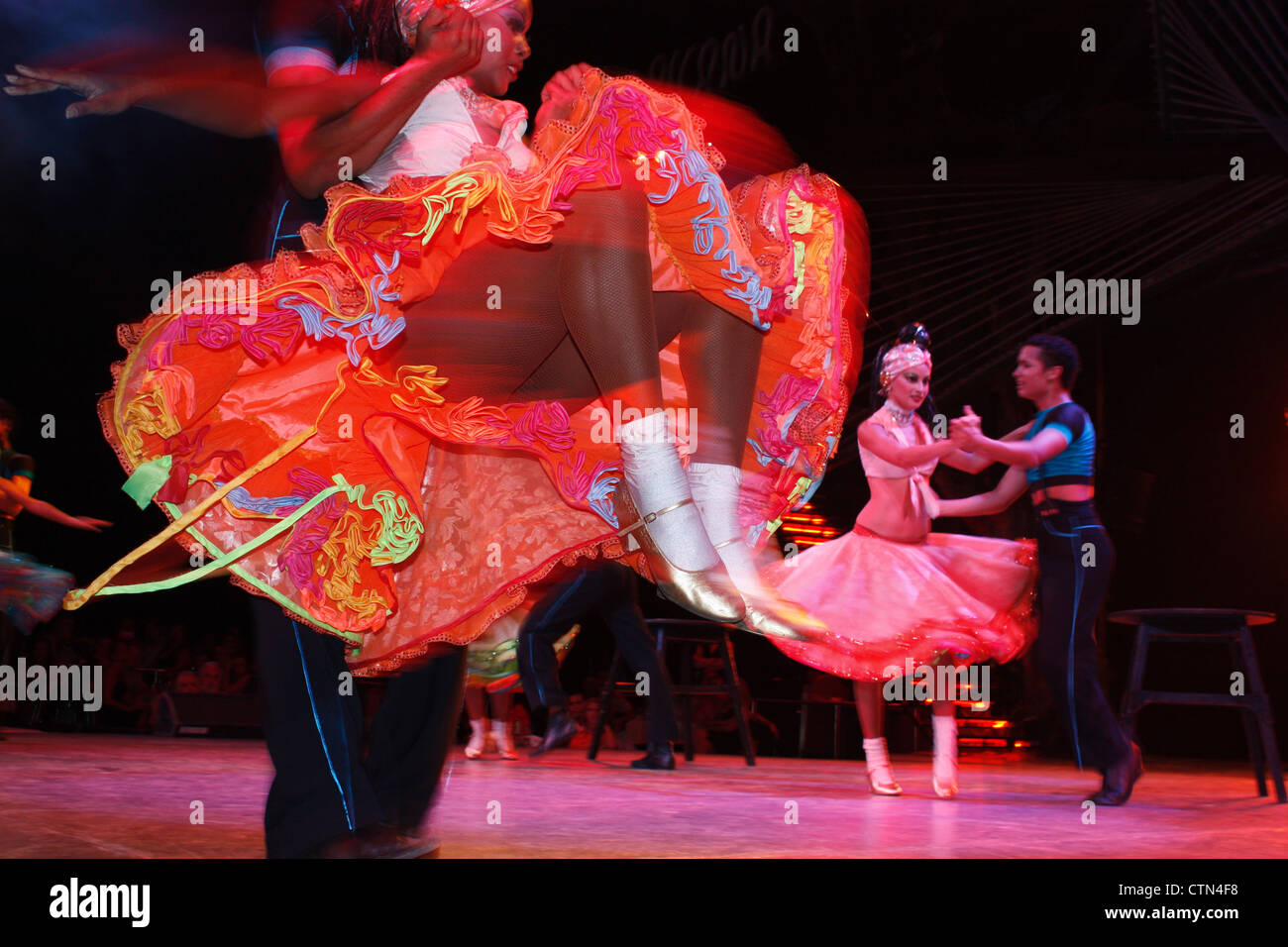 DANCERS on stage at club tropicana in Havana, Cuba Stock Photo - Alamy