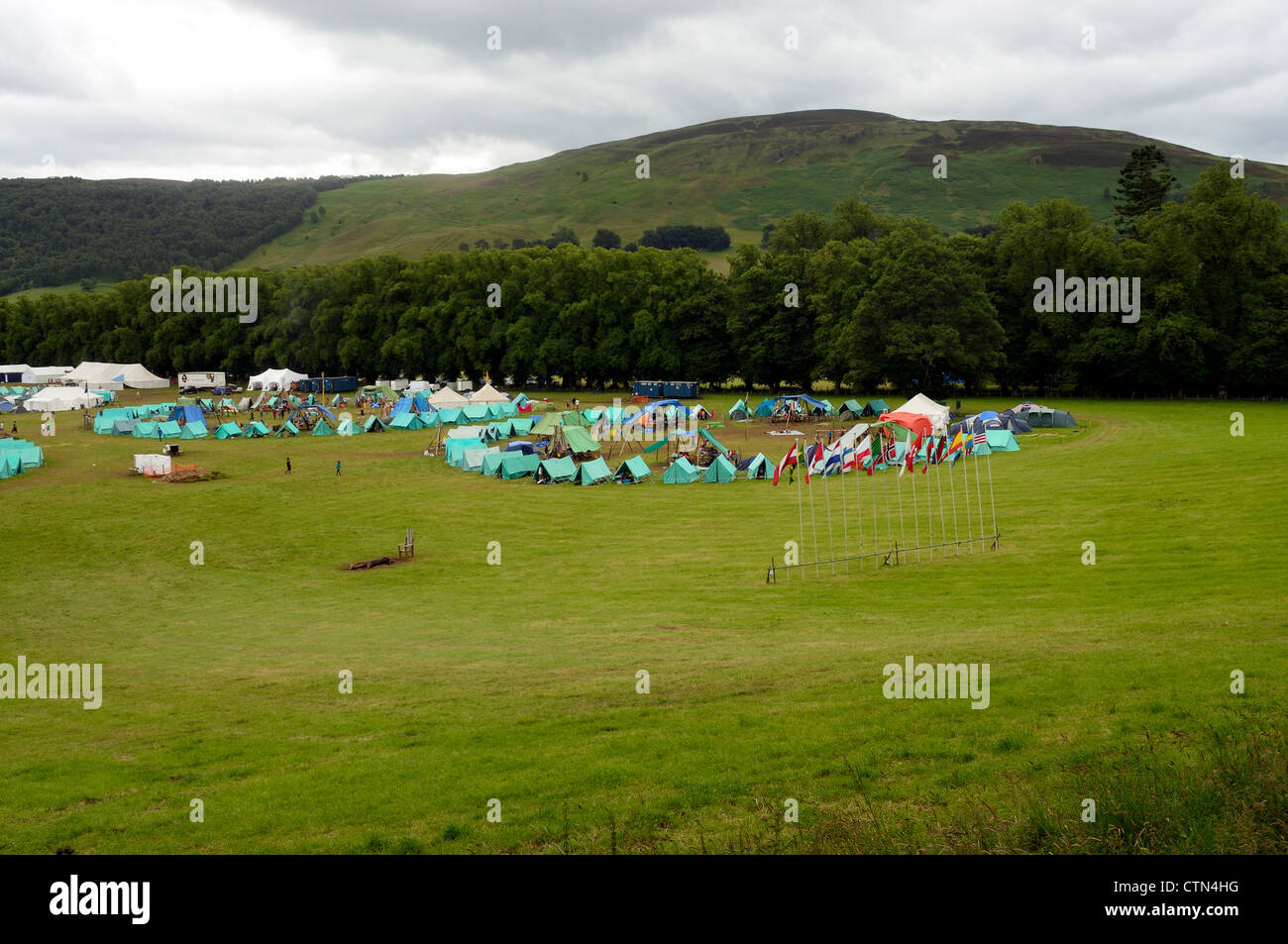Blair Castle on Atholl Estates With the Blair Atholl Jamborette It ...