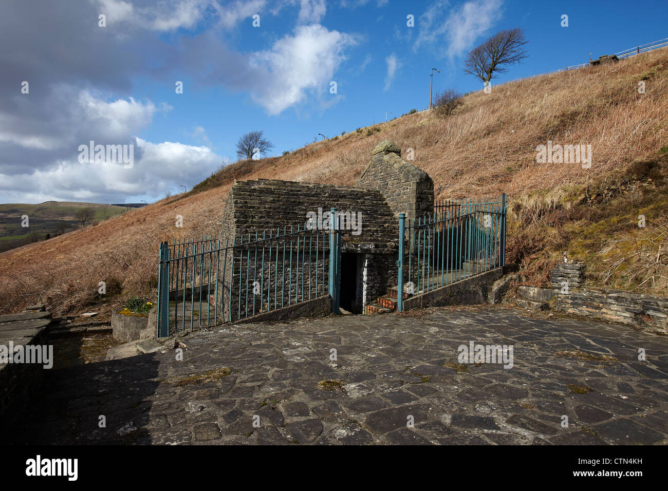 St Mary's Church, the Little Church, Penrhys, South Wales, UK Stock ...