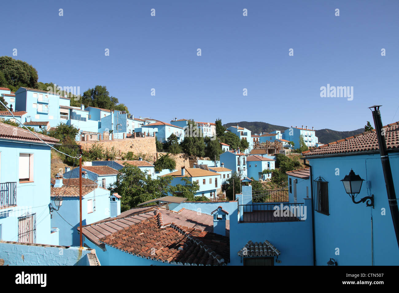 Blue village hi-res stock photography and images - Alamy