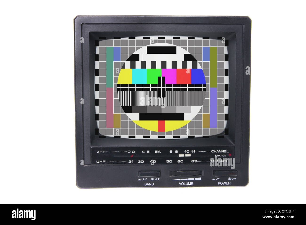 Old Fashioned Portable TV Stock Photo - Alamy