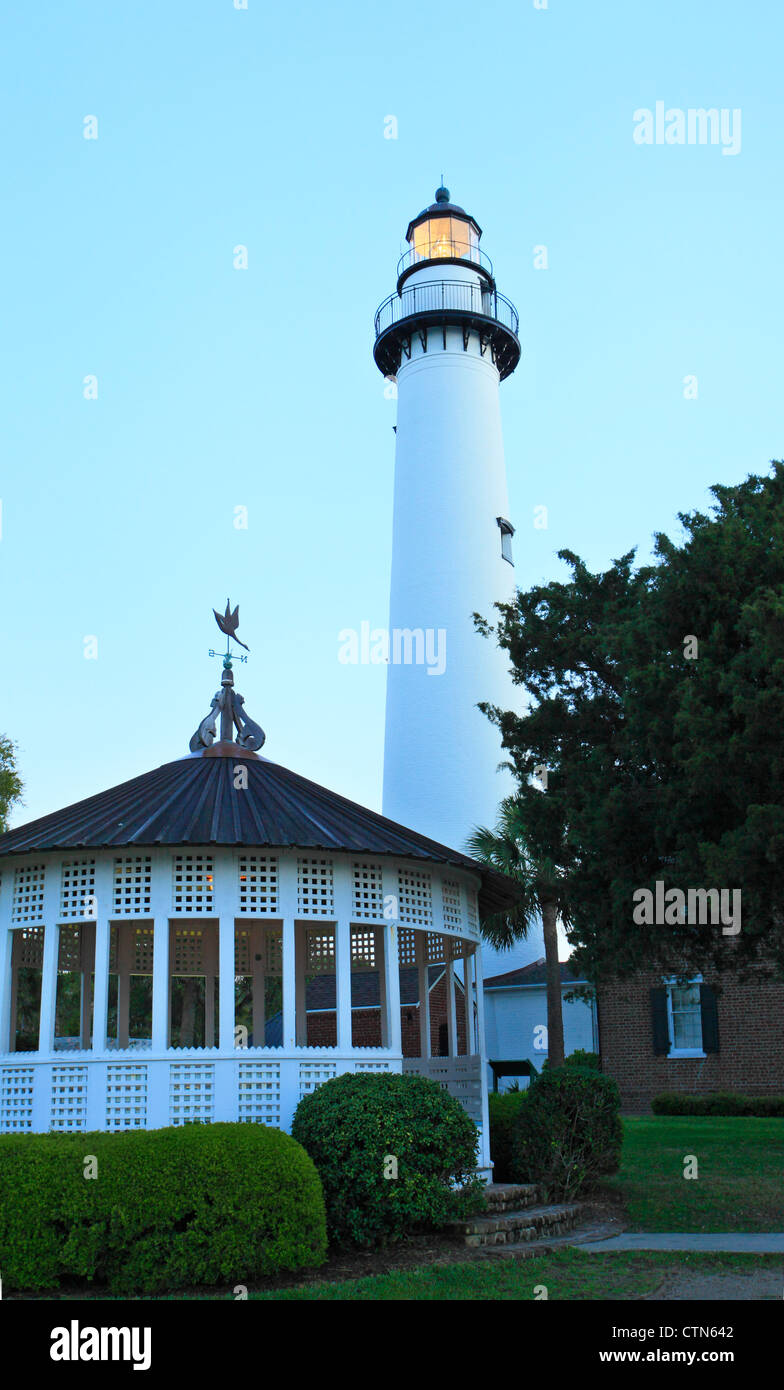St simons island lighthouse hi-res stock photography and images - Alamy
