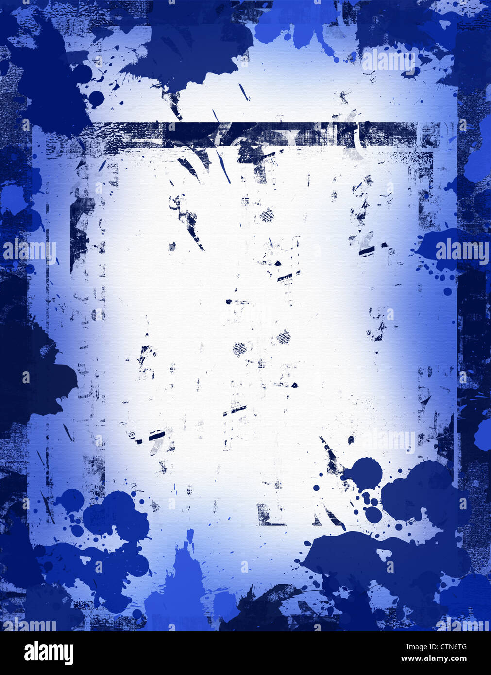 Blue ink border hi-res stock photography and images - Alamy