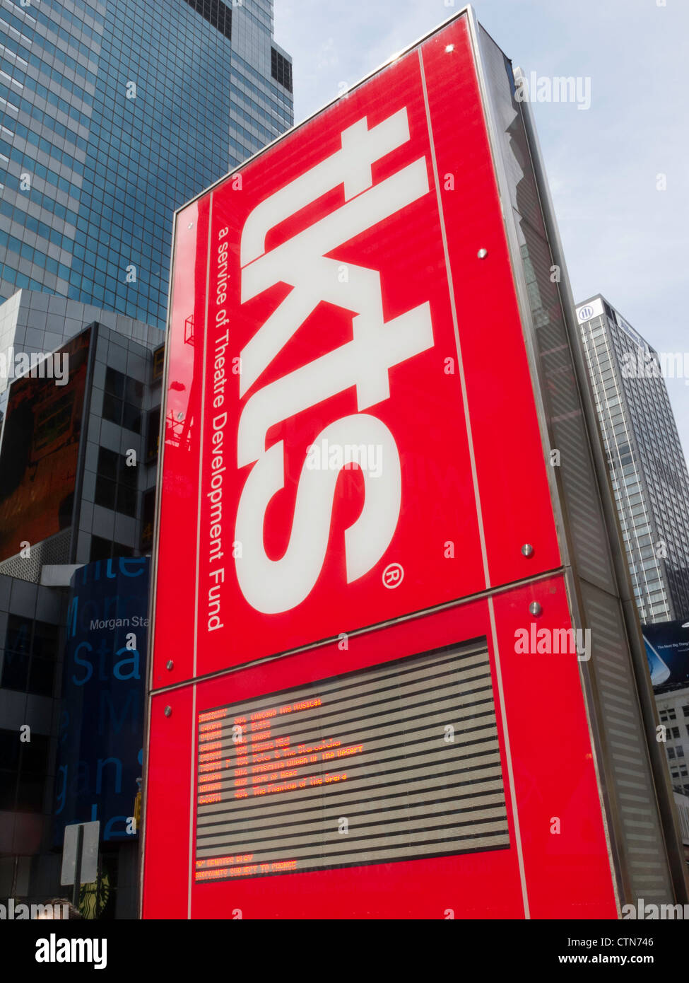 Tkts Discount Broadway Tickets, Duffy Square, Times Square, NYC Stock ...