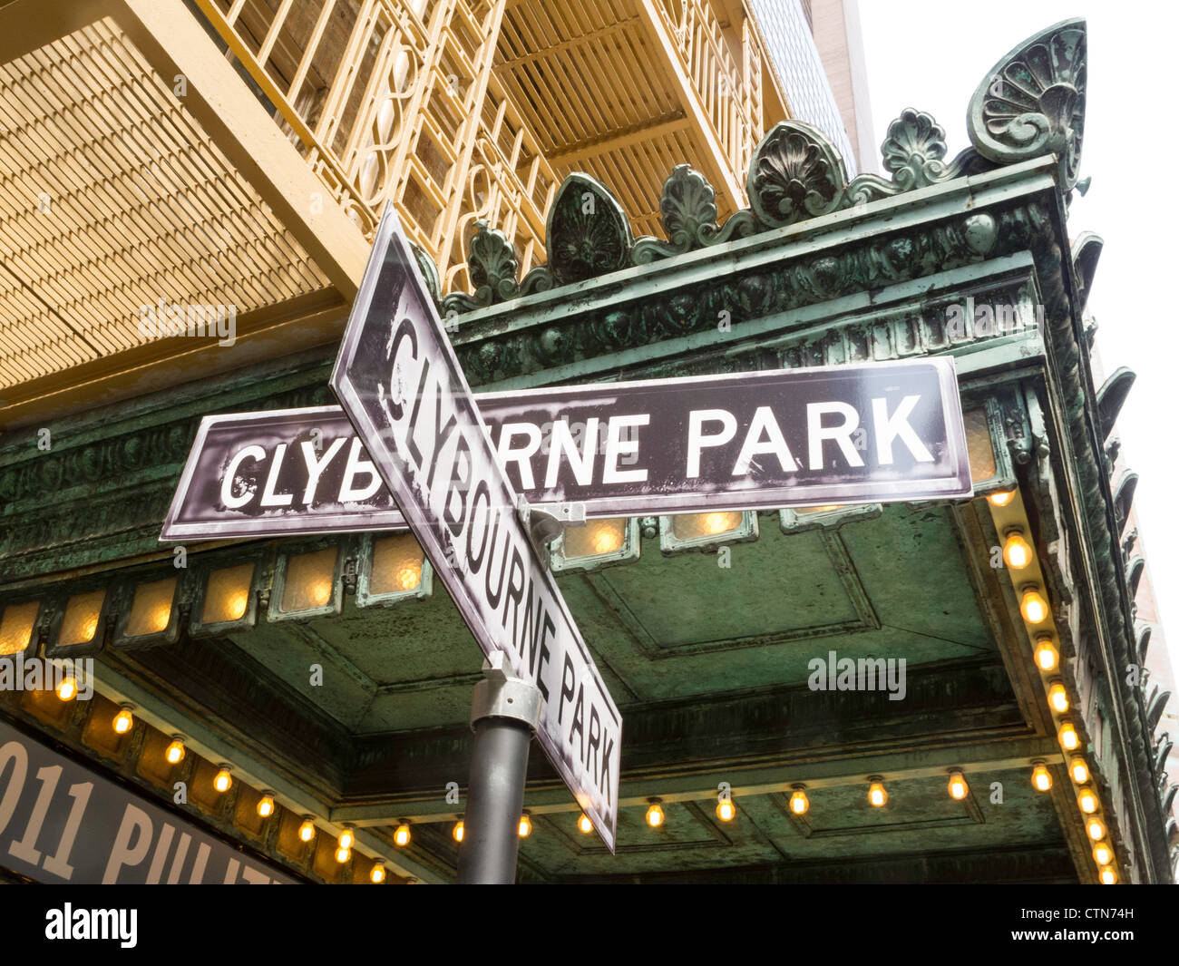 Walter Kerr Theatre Marquee, Times Square, NYC Stock Photo - Alamy
