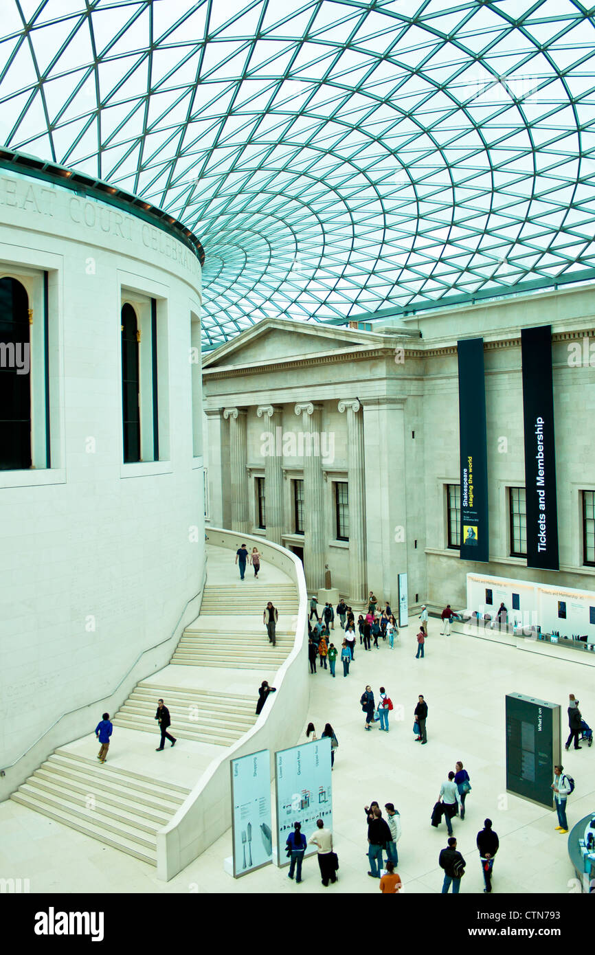 The great Hall at the British Museum, London, England Stock Photo - Alamy
