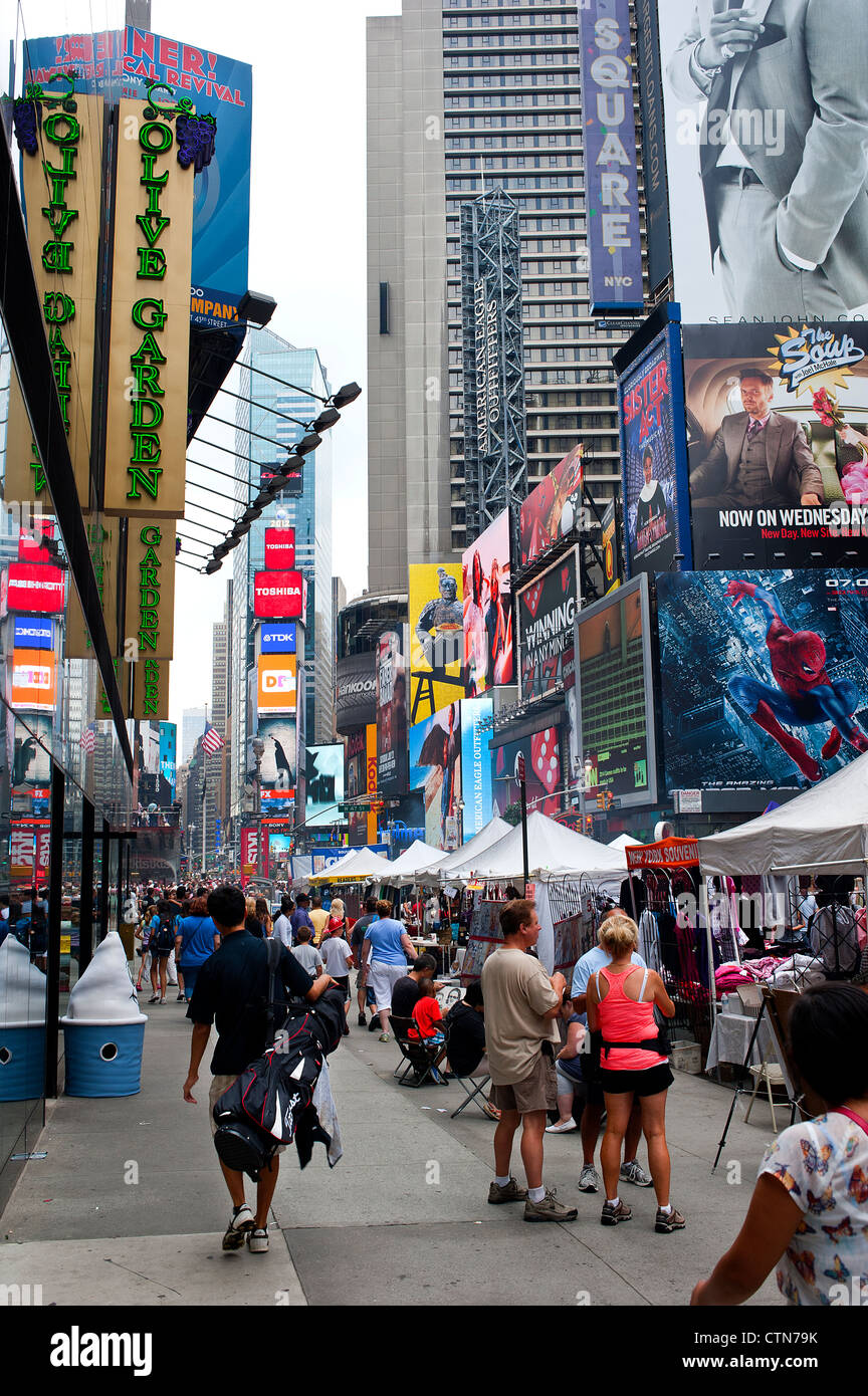 Street Fair Times Square NYC Stock Photo - Alamy