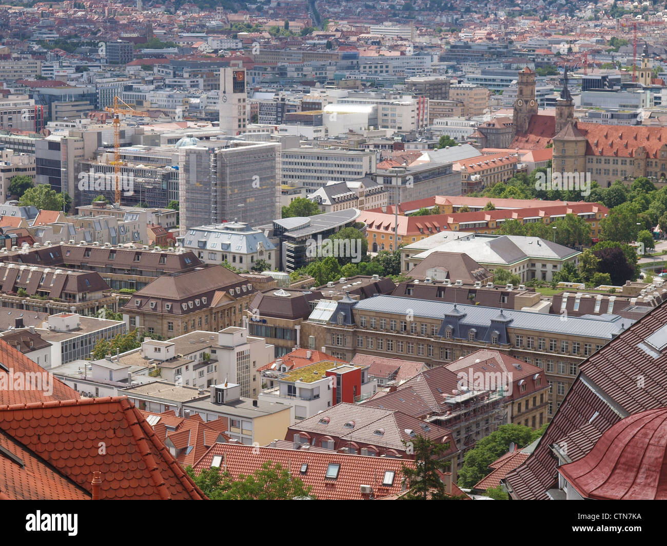 Stuttgart tv tower skyline hi-res stock photography and images - Alamy