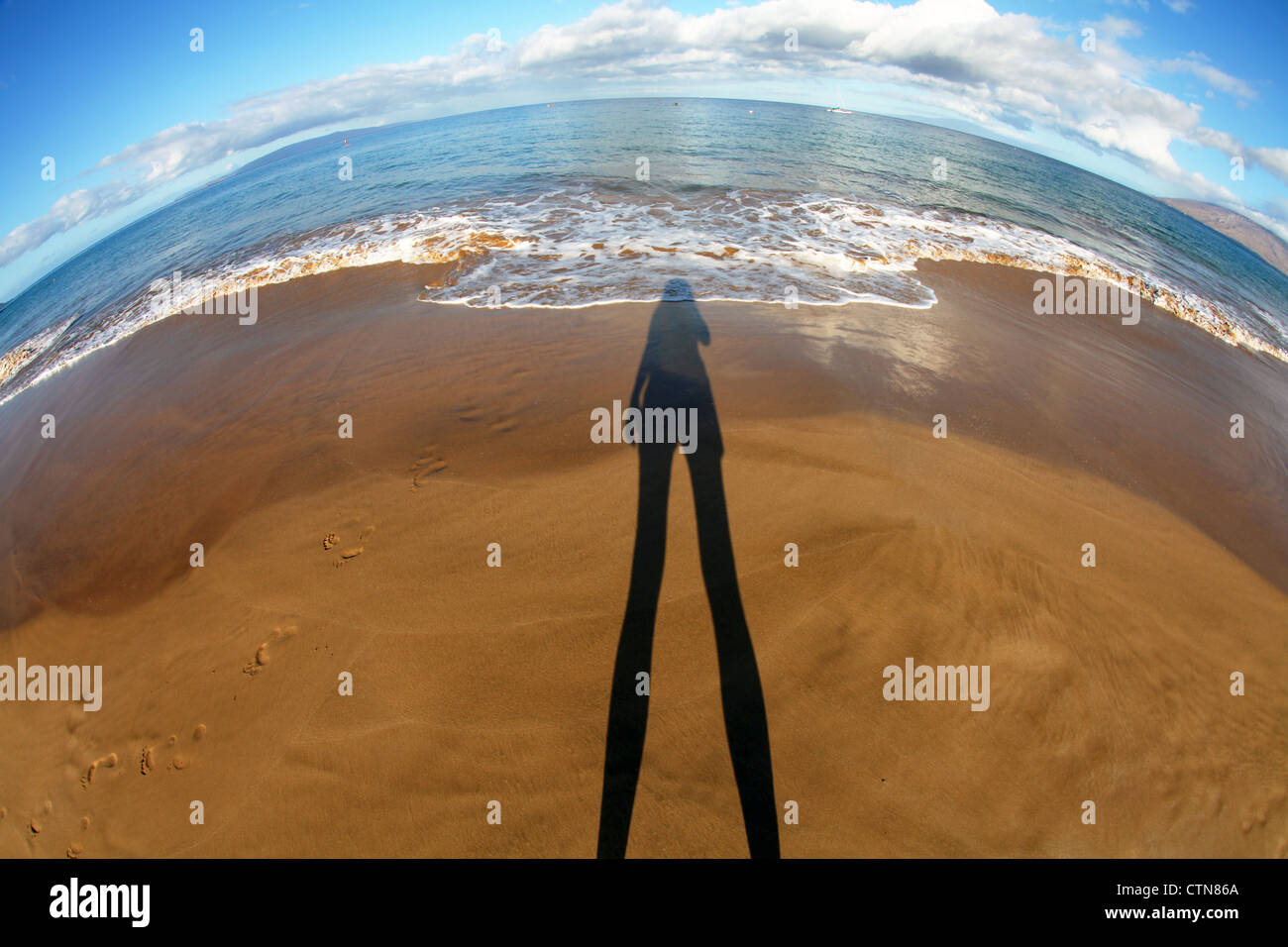 Earth shadow hawaii hi-res stock photography and images - Alamy