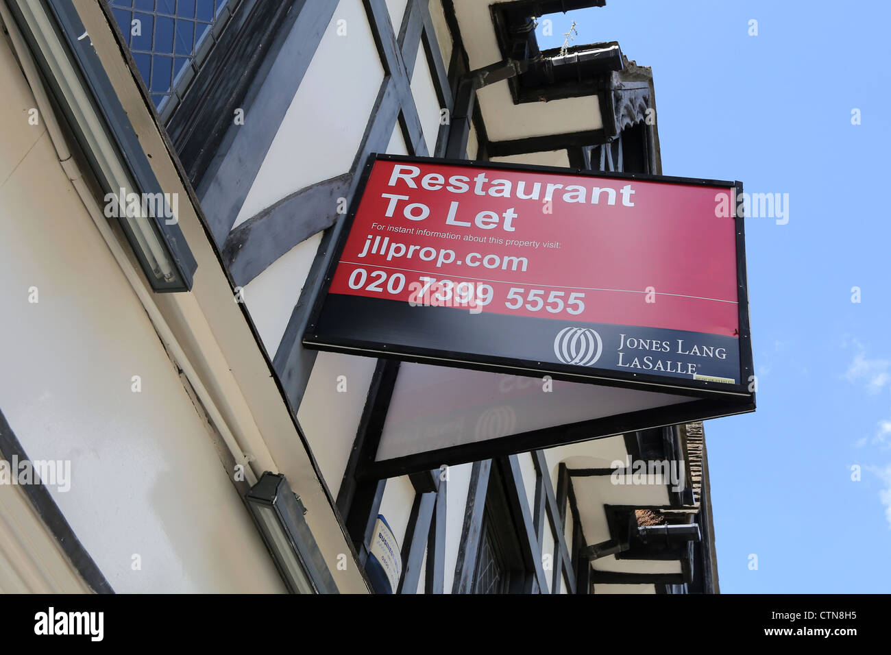 Restaurant let sign hi-res stock photography and images - Alamy