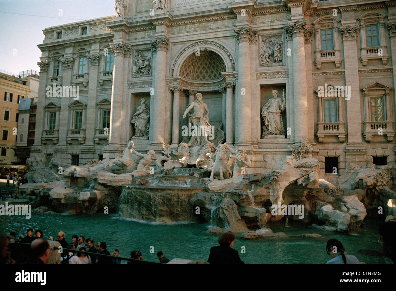 Trevi Fountain, Rome, Oceanus Stock Photo - Alamy