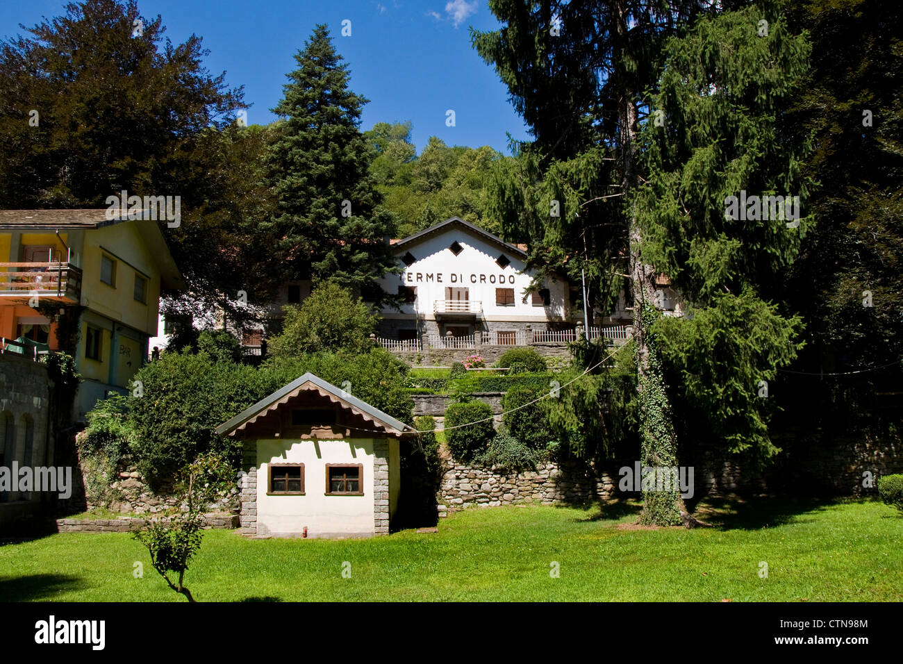 Italy, Piedmont, Crodo thermae Stock Photo - Alamy