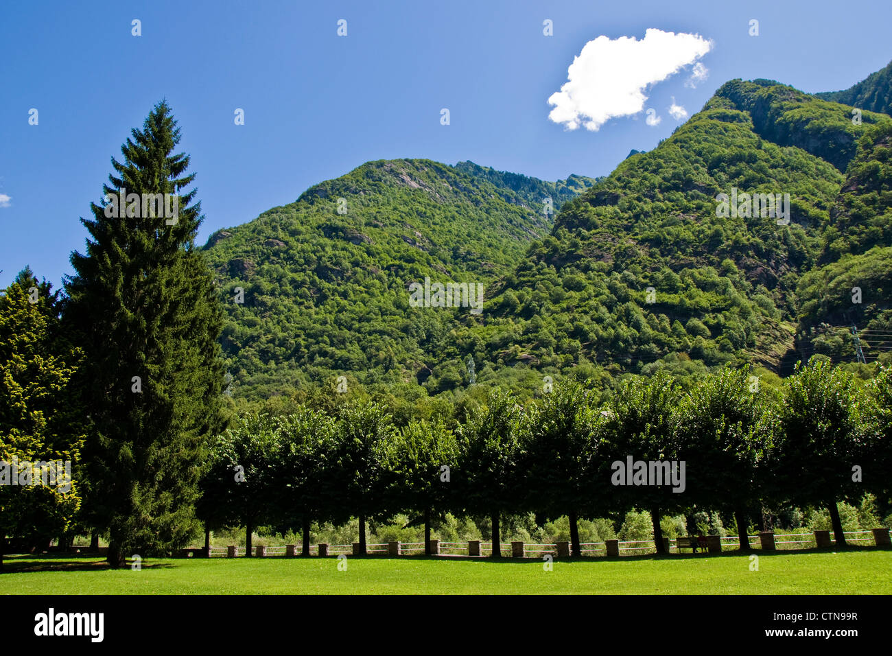 Italy, Piedmont, Crodo thermae Stock Photo - Alamy
