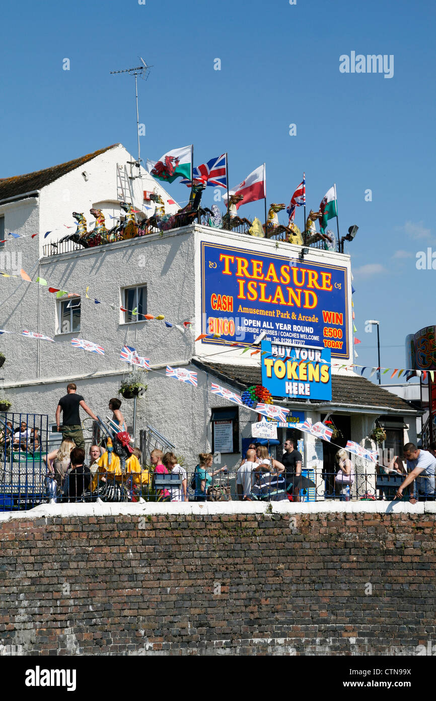 Bingo Hall and Fairground Treasure Island Amusement Park Stourport on ...