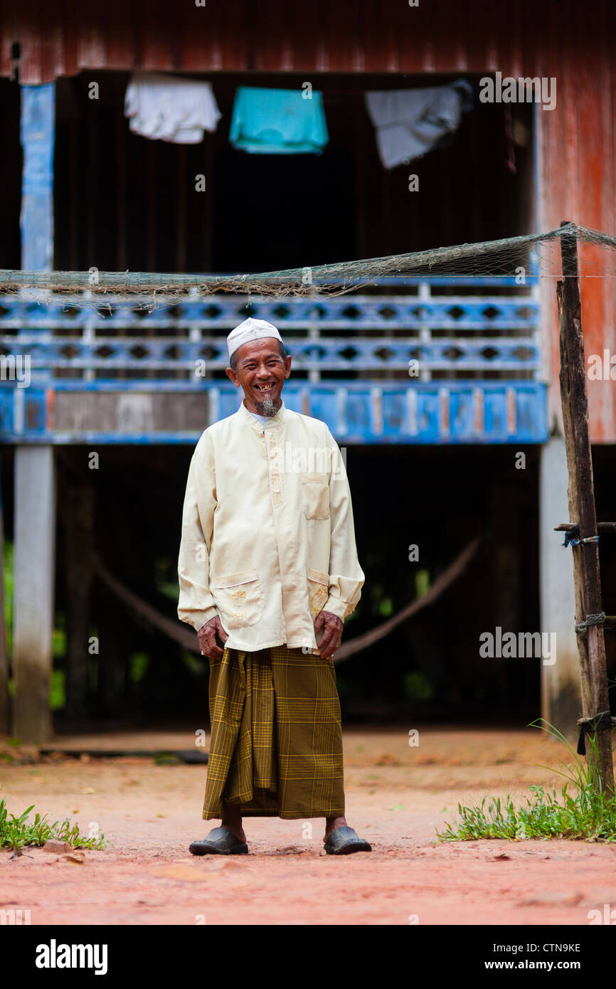 Khmer Cham man on the former land of Marguerite Duras' (French author ...